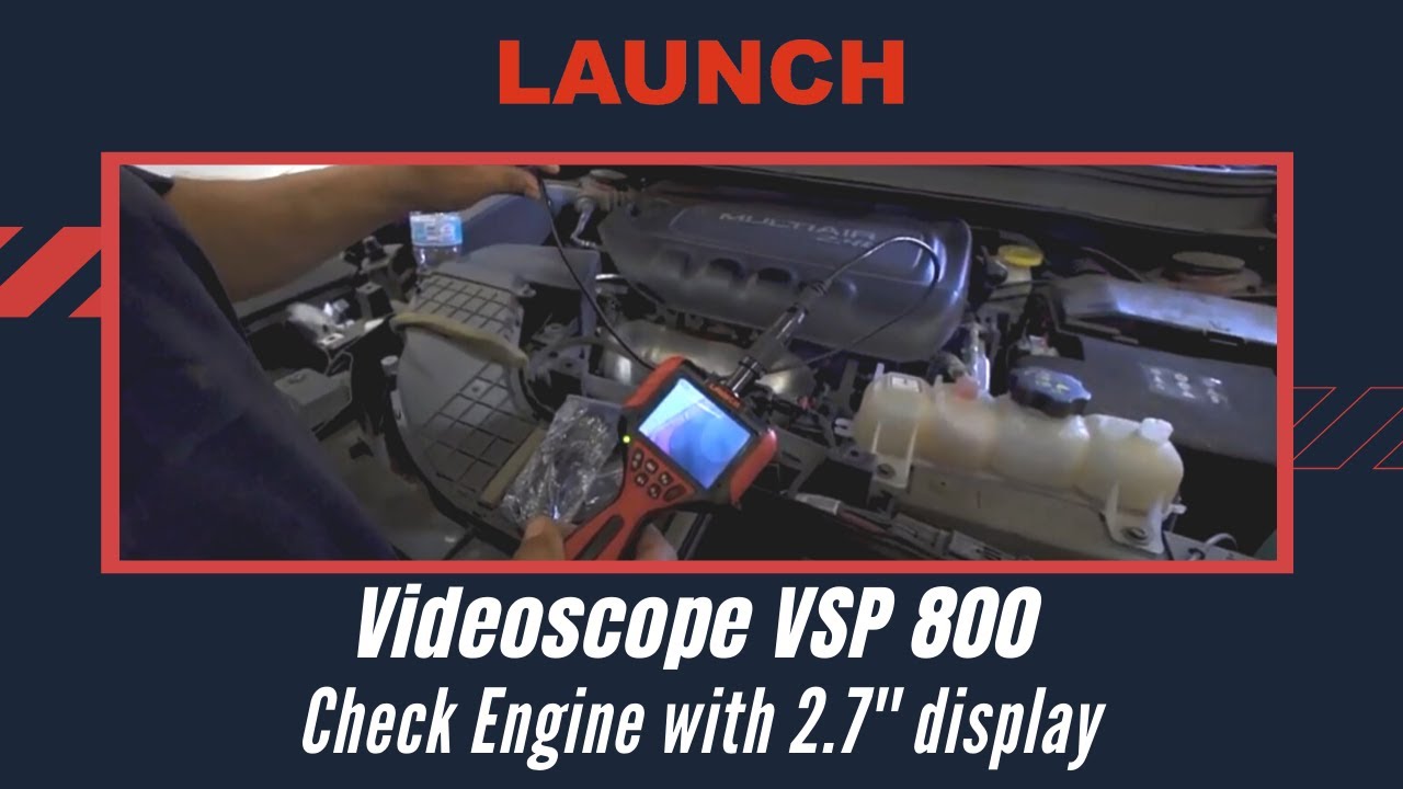 VSP-800 Videoscope | Check Engine with 2.7'' display | LAUNCH - YouTube