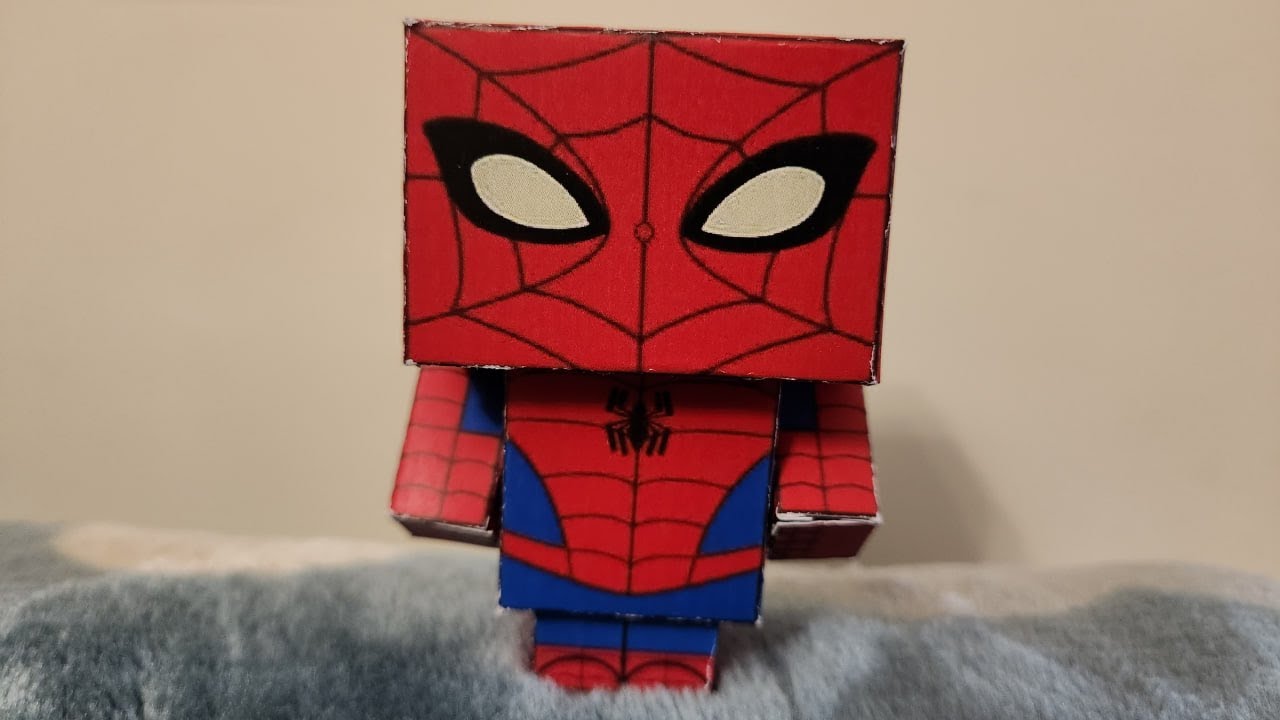 DIY Cardboard Spider-Man Craft | How to Make a Spider-Man Figure - YouTube