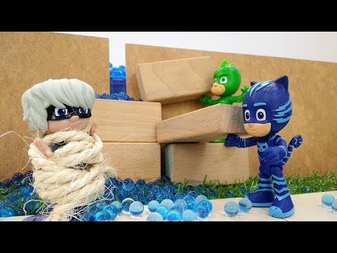 Pijamaskeliler ile çocuk videoları . Seçkin bölümler! Eğlenceli video