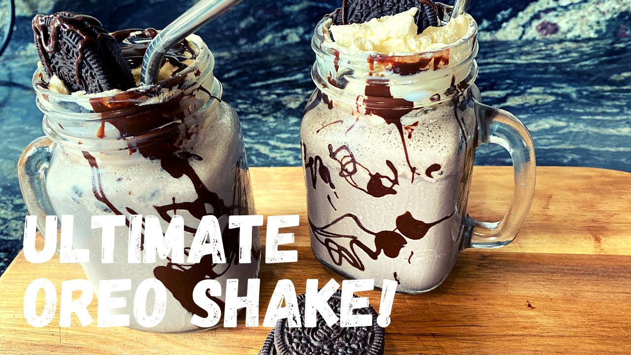 The Ultimate Oreo Cookie Milkshake | Recipe - YouTube