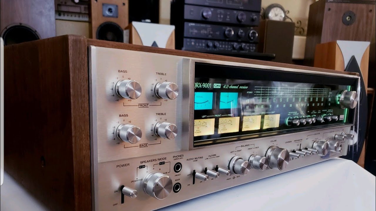 Sansui QRX-9001 Quadraphonic Stereo Receiver Demo - 120wpc x2 or 60wpc ...