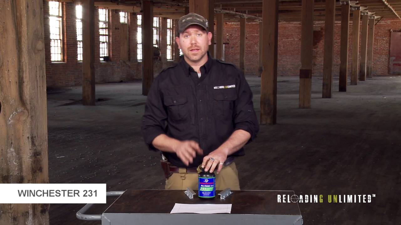 Winchester 231 at Reloading Unlimited - YouTube