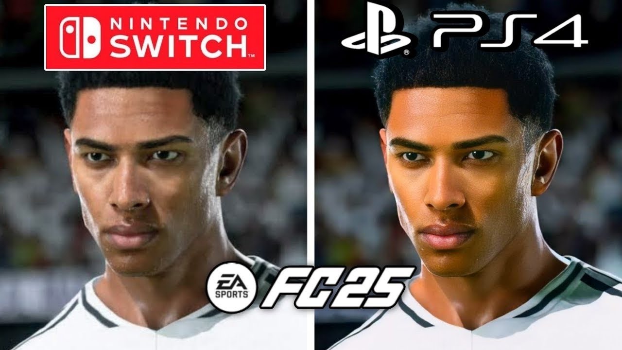EA Sports FC 25 PS4 vs Nintendo Switch Graphics Comparison - YouTube