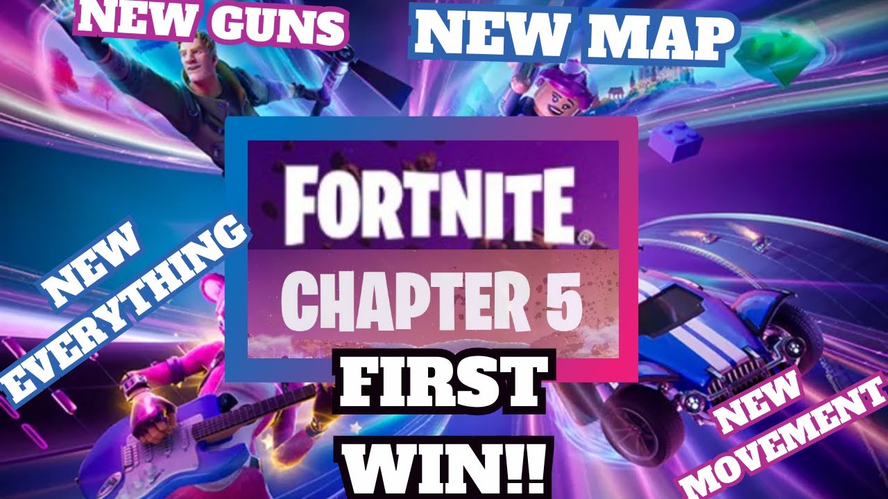 FORTNITE CHAPTER 5!!!!! FIRST WIN!! #fortnite fortnite live - YouTube