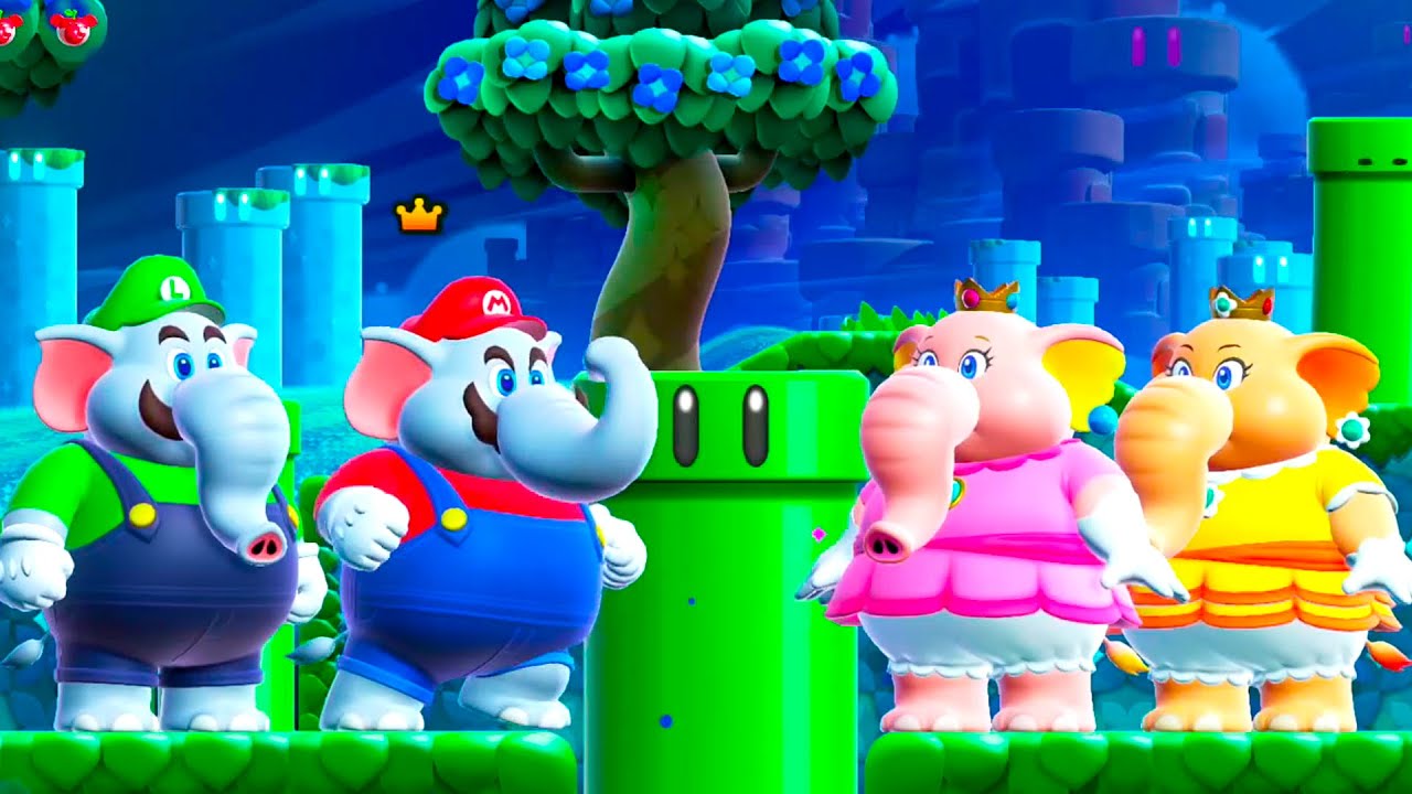 Super Mario Bros. Wonder - 4 Players Hidden Secrets (Co Op Multiplayers ...