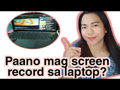 Paano mag screen record sa Laptop?? Basic tutorial! #screenrecorder ...