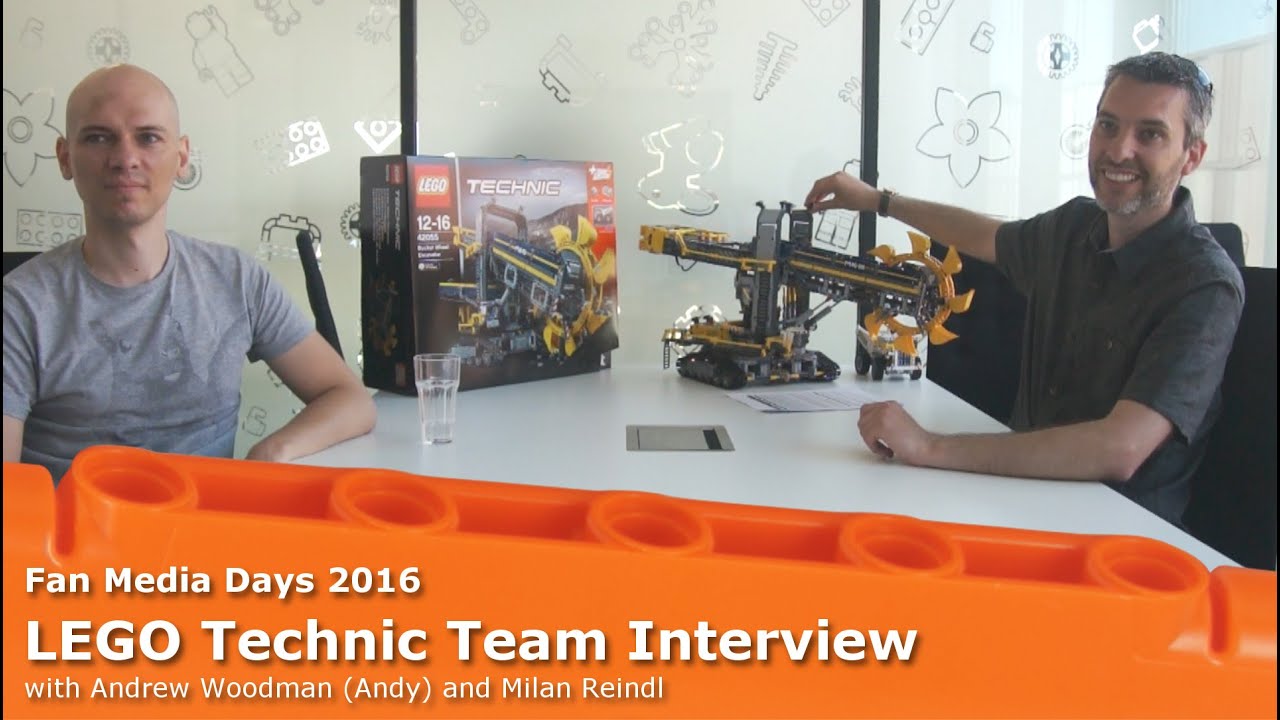 LEGO Technic Team Interview - LEGO Fan Media Days 2016 - YouTube