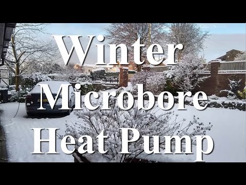 How does a Microbore Heat Pump perform in Winter? - YouTube