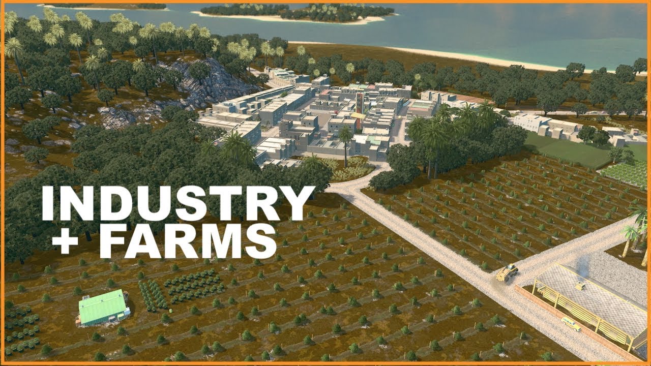 EP 6 | Best Place To Put Industry & Farms | Cities Skylines - YouTube