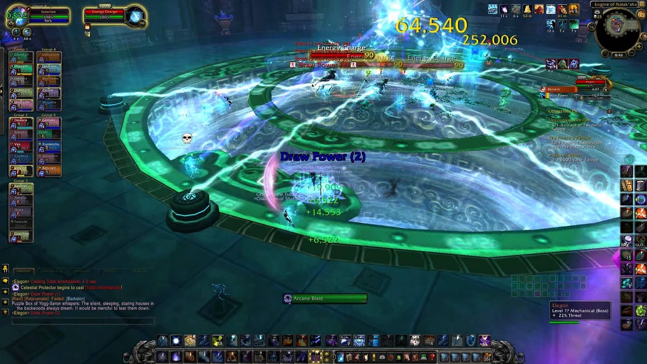 Mogu'shan Vaults 25-player Heroic: Elegon - YouTube