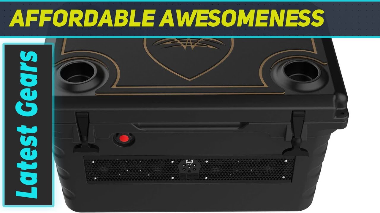 Wet Sounds SHIVR 55 Black High Output Audio Cooler Speaker System + Top ...