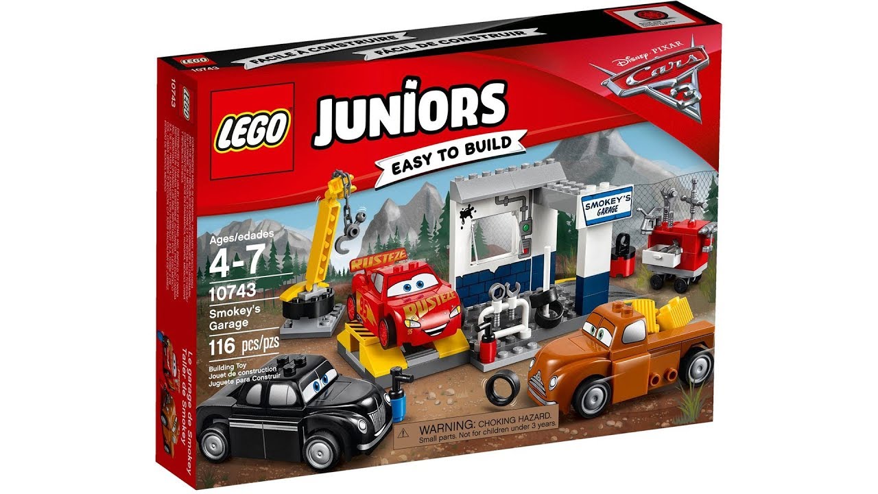 LEGO Junior 10743 Cars 3: Garage của Smokey - YouTube