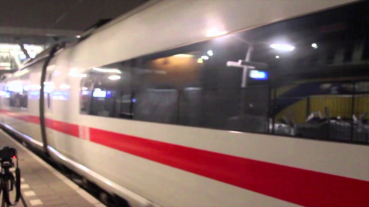 DB ICE 4607 en NS ICE 4652 zelfde moment op station Arnhem - YouTube