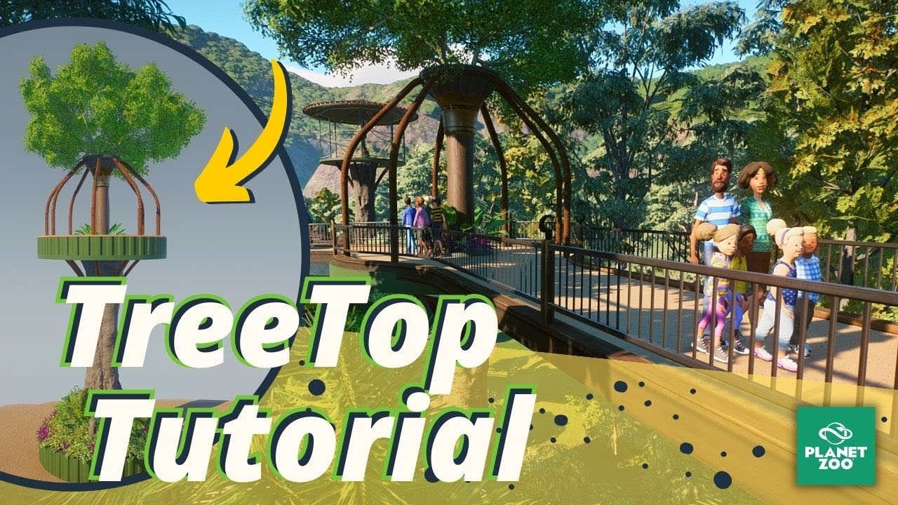 How to make TreeTop-Walks in Planet Zoo🌳 | Tutorial & Blueprints - YouTube