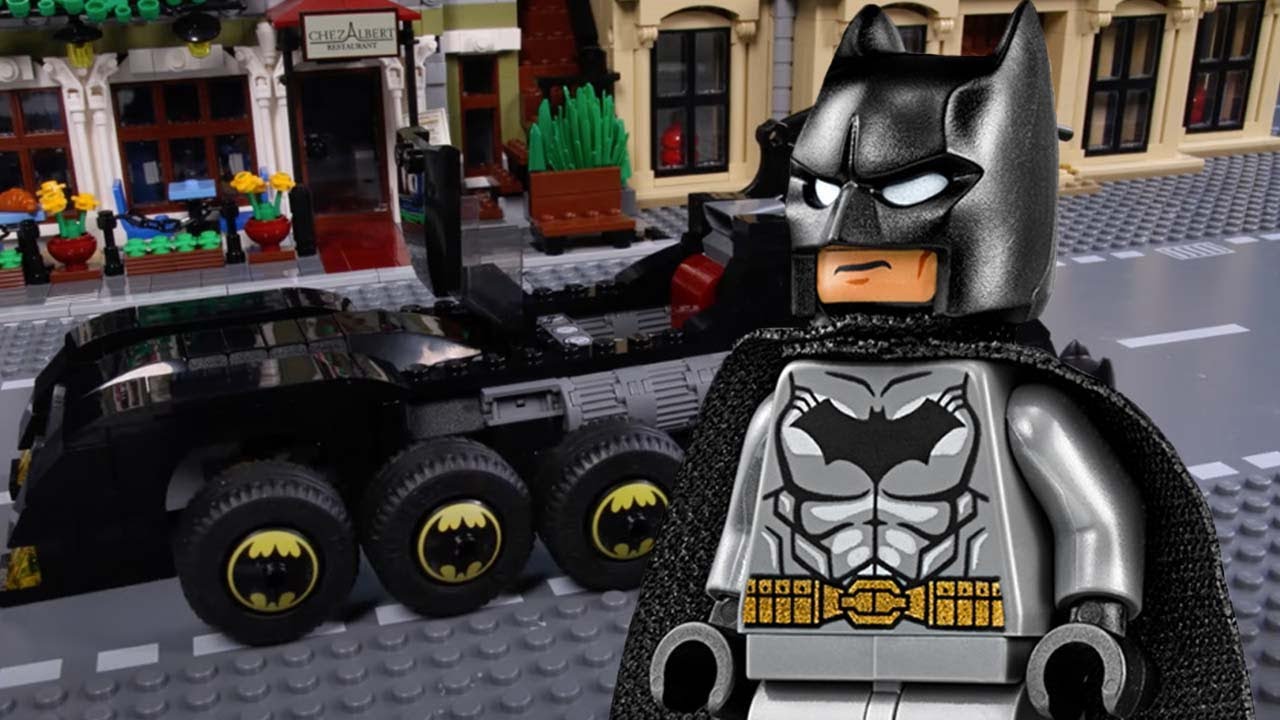 LEGO Batman Batmobile Fast Build STOP MOTION LEGO Batman 76119 Car Set ...