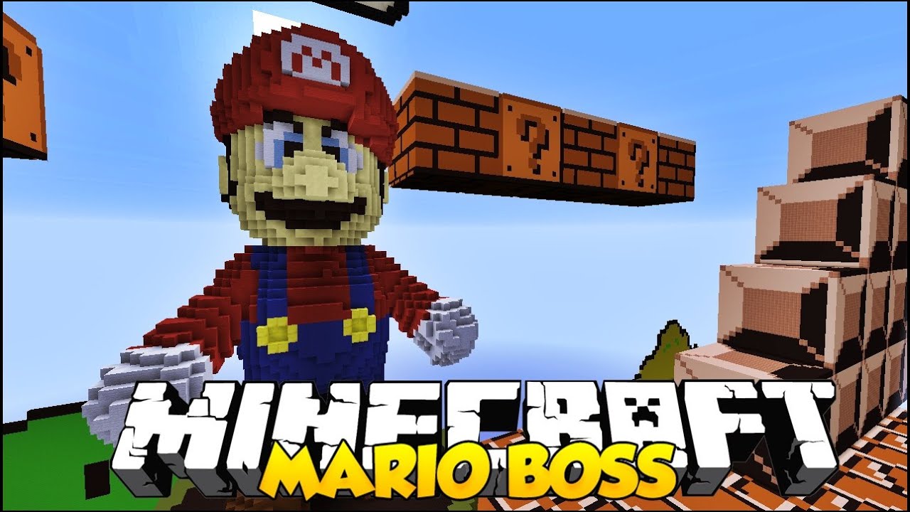 Minecraft: SUPER MARIO BOSS!! (Mini-Game) - YouTube