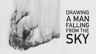 Person Falling From Sky Drawing