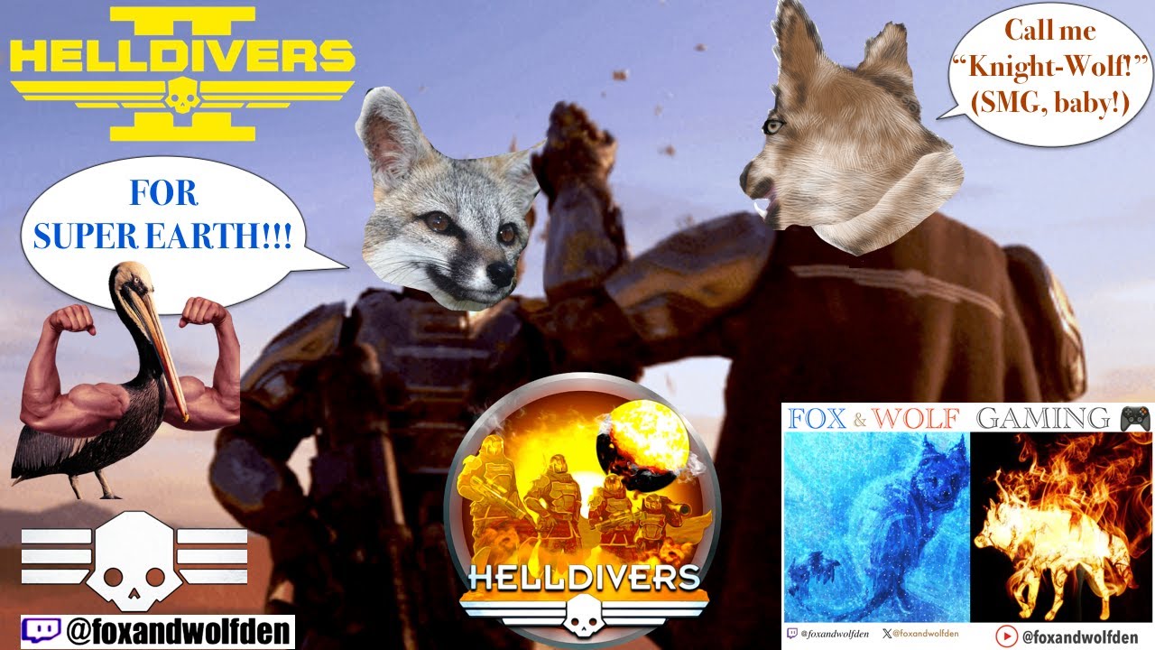 HELLDIVERS II •Episode 1• SES: DREAM OF STARLIGHT! 🦊🐺 - YouTube