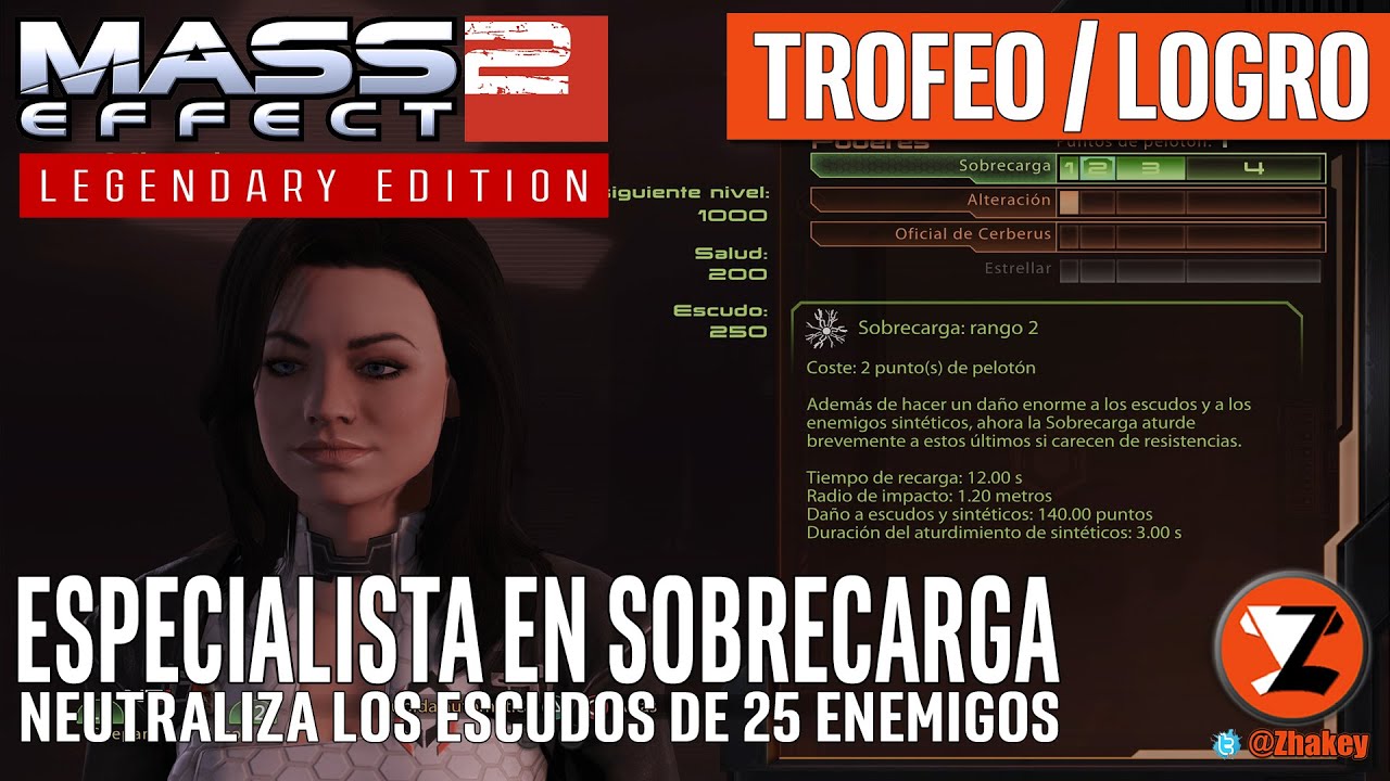 Legendary Edition: Mass Effect 2 - Logro / Trofeo Especialista en ...