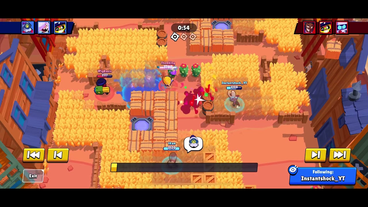 1v3 Brawl Stars knock out clutch - YouTube