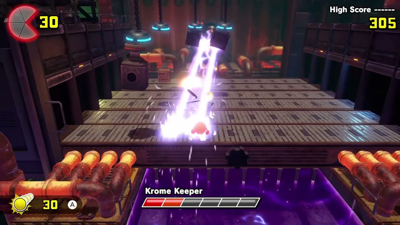 Pac-Man World Re-Pac Krome Keeper Death Glitch - YouTube