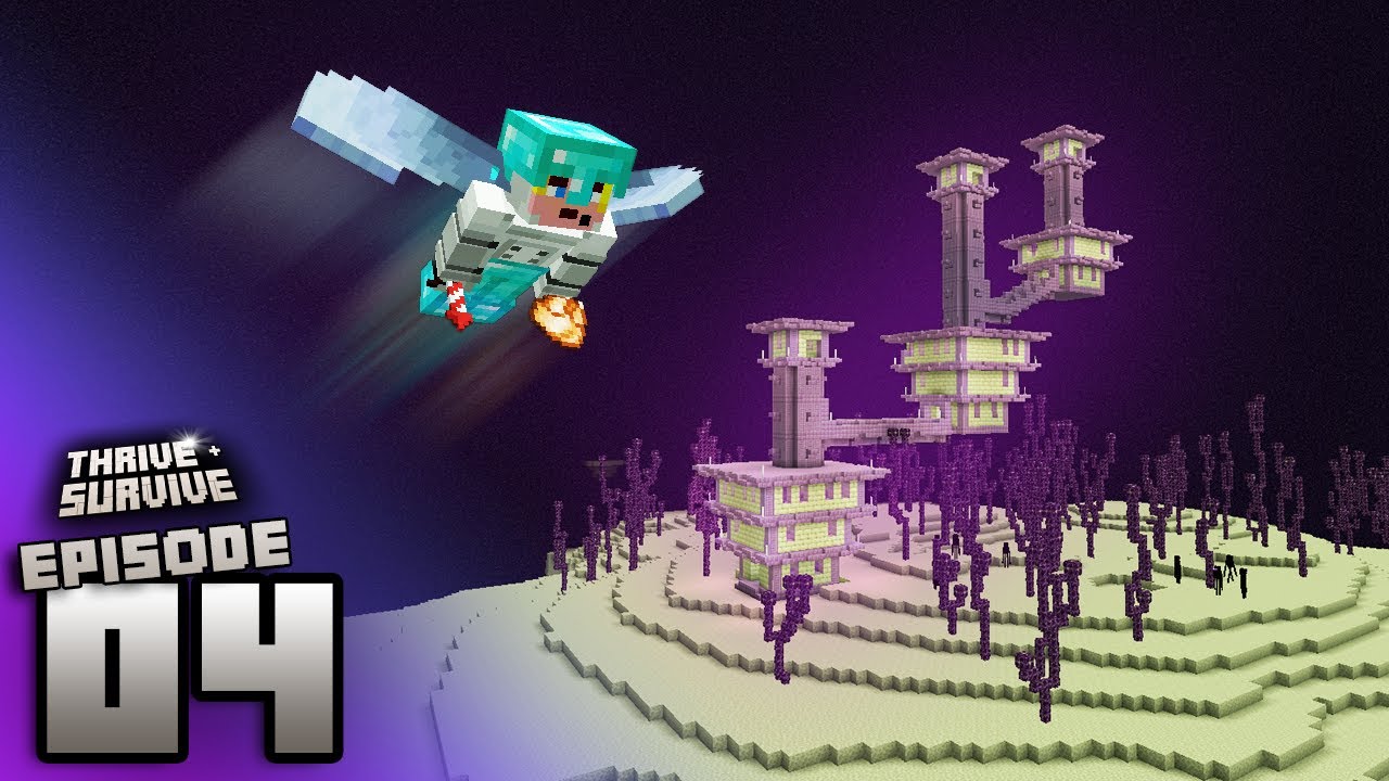 My First Time End Busting in Minecraft - YouTube