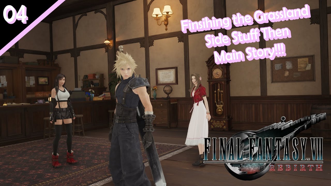 Grassland Side Stuff Then Mithril Mines | Final Fantasy Rebirth Part 04 ...