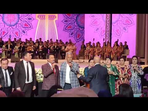 SHERALI JO'RAEV VA XALQ ARTISTLARI IJROSIDA MUNOJOT USTOZ ABDUHOSHIM ISMOILOVNING 70 YILLIK YUBILEYI