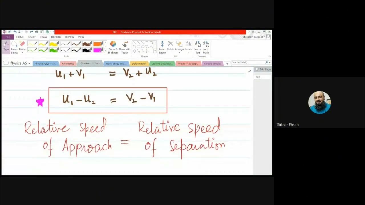 Dynamics part | Elastic Collision | conservation of Momentum in 2D ...
