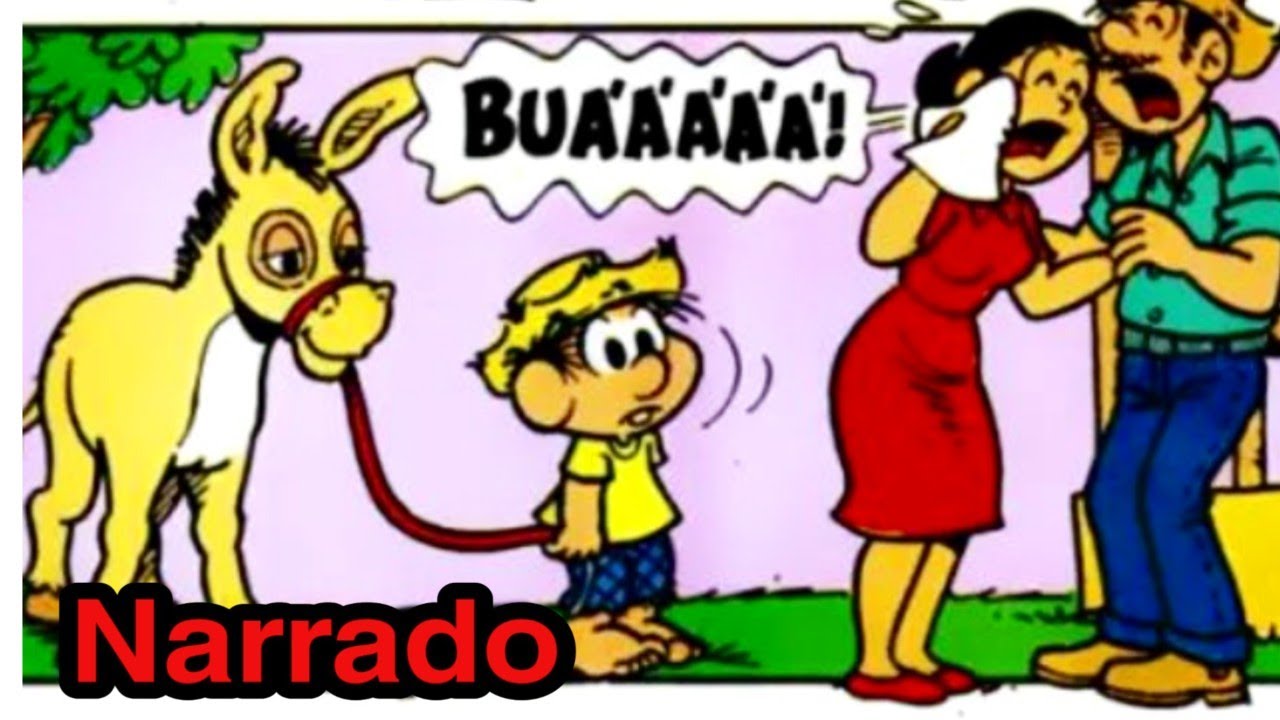 O Burro do Chico [ Narrado ] Amo Ler Gibis chico-bento - YouTube