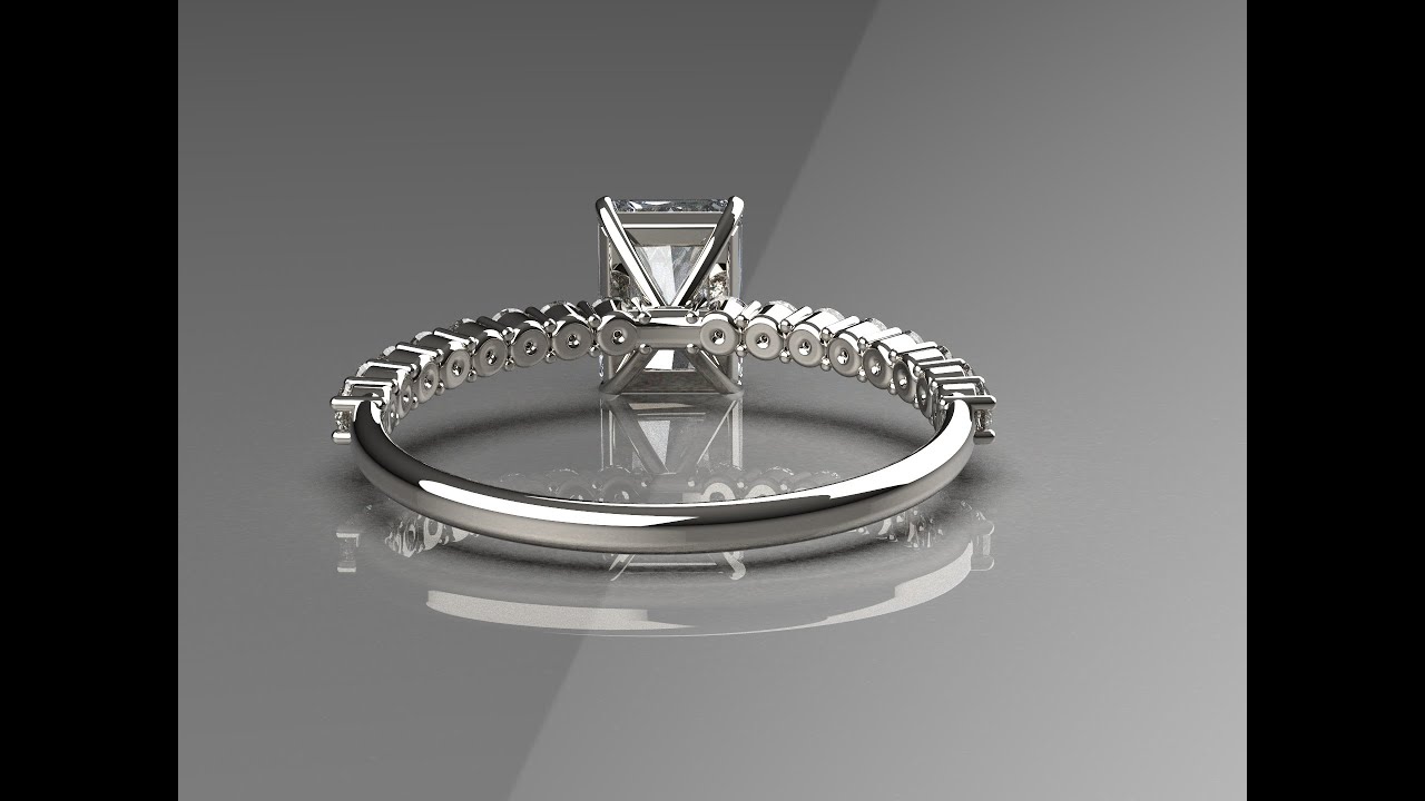 Diamond Platinum Realistic Ring. - YouTube