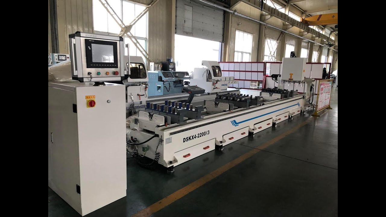 Mingmei Multi heads CNC drilling and milling machine for aluminum ...