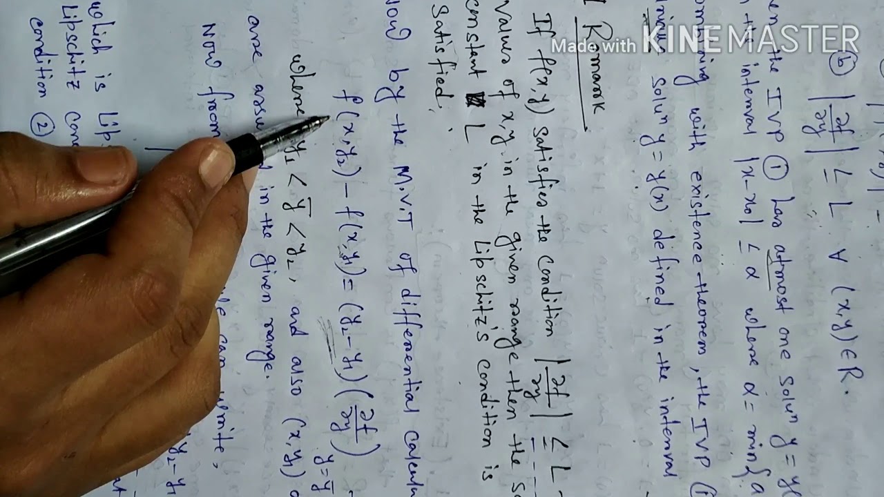 Picard's existence & uniqueness theorem - PART-1 - YouTube