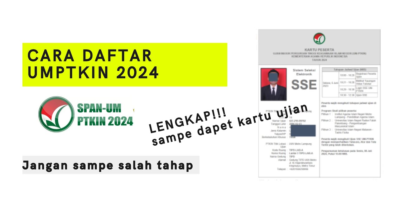 CARA DAFTAR UMPTKIN 2024 | Lengkap tutorial pendaftaran UMPTKIN 2024 ...