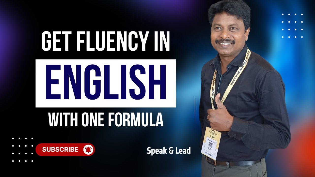 Get Fluency In English With One Formula! - YouTube