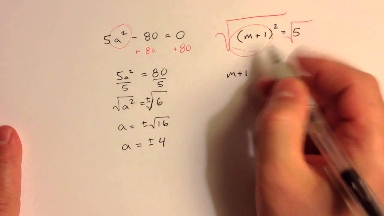Square Root Property - YouTube