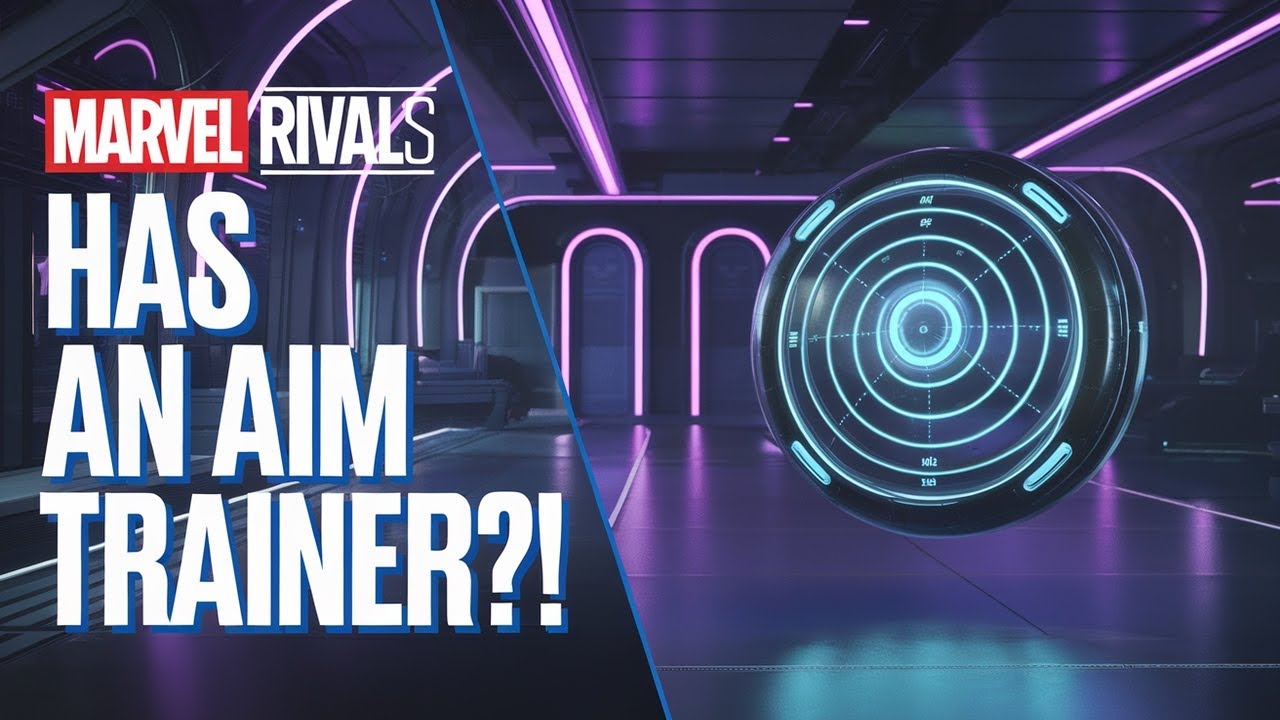 MARVEL RIVALS HAS AN AIM TRAINER?! BEST SETTINGS! - YouTube
