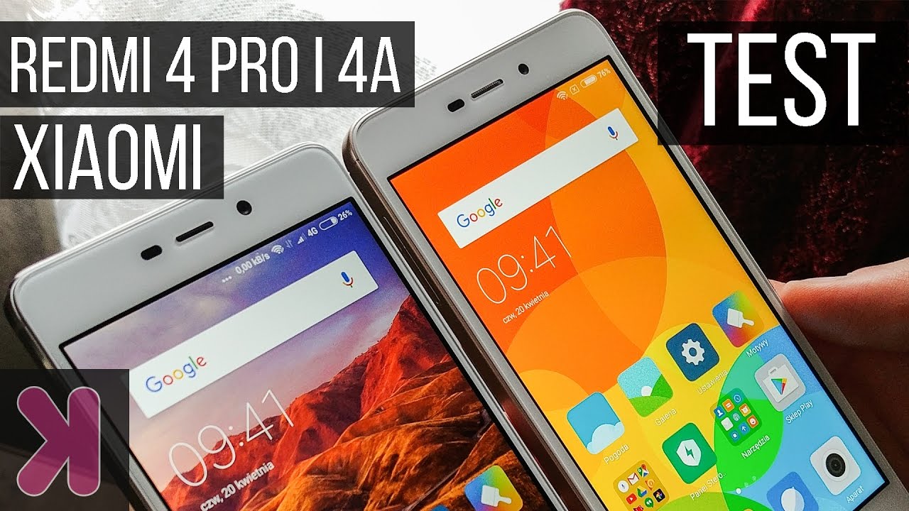 Xiaomi Redmi 4 Pro i Redmi 4A | TEST - YouTube