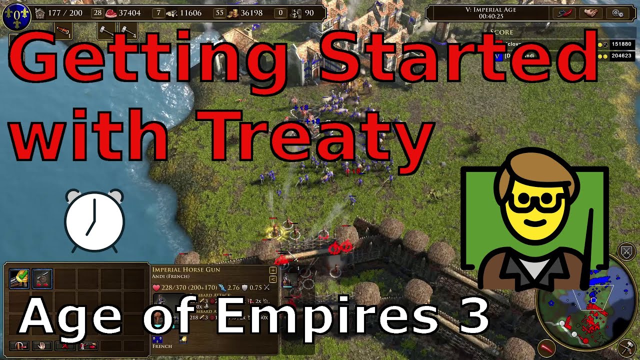 Getting Started with Treaty in AOE 3:DE (Beginners Guide) - YouTube