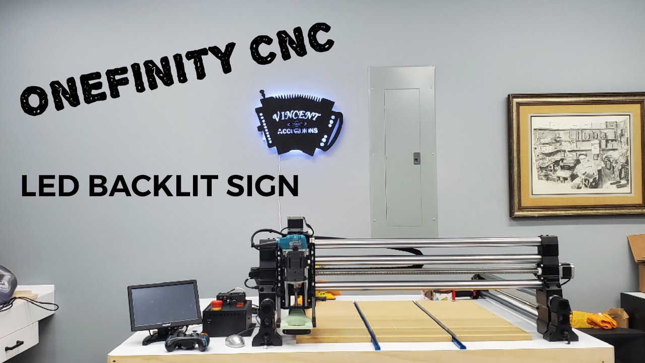 Backlit SIGN Made On Onefinity CNC - YouTube