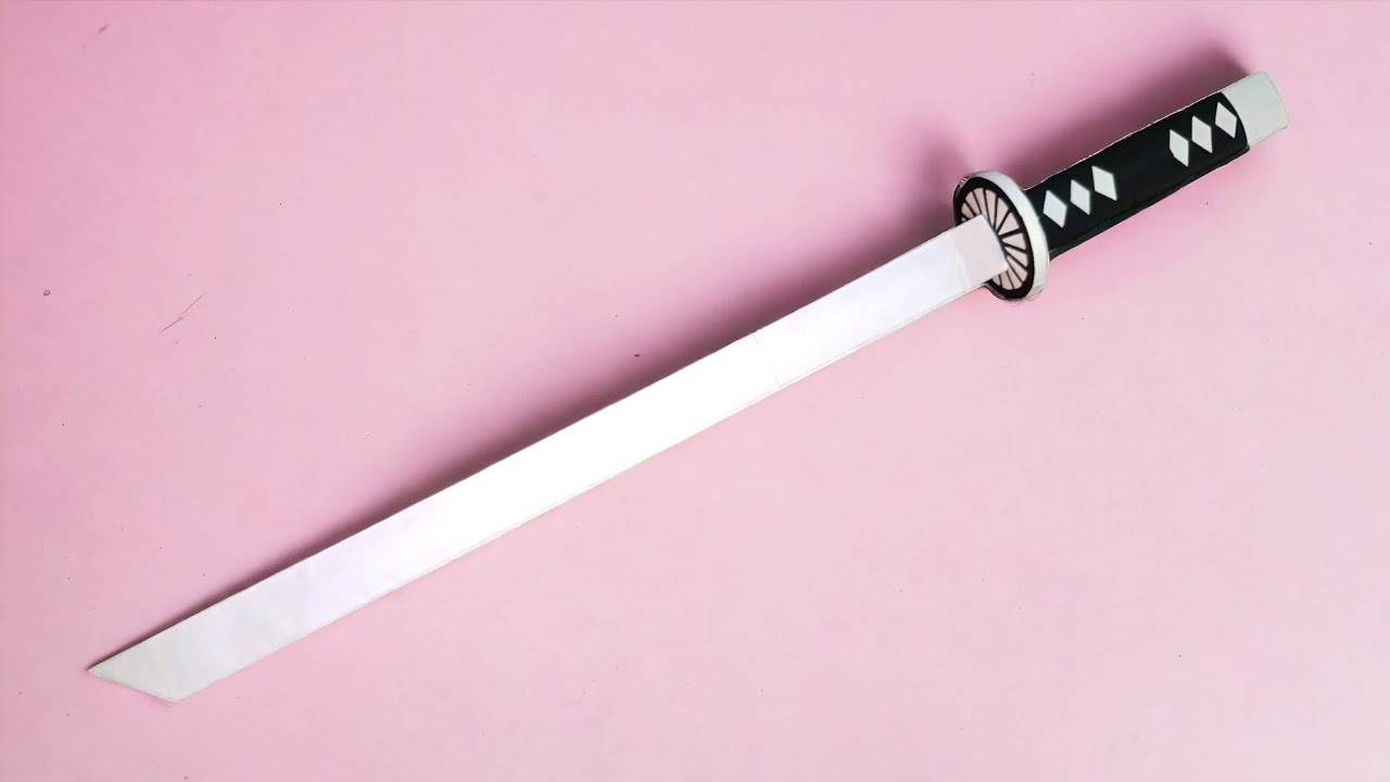 How To Make a Paper Ninja Sword | Japanese Katana Sword | How To Fold ...