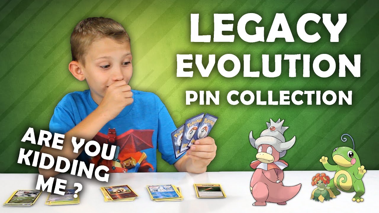 LEGACY EVOLUTION PIN COLLECTION Pokémon TCG - YouTube