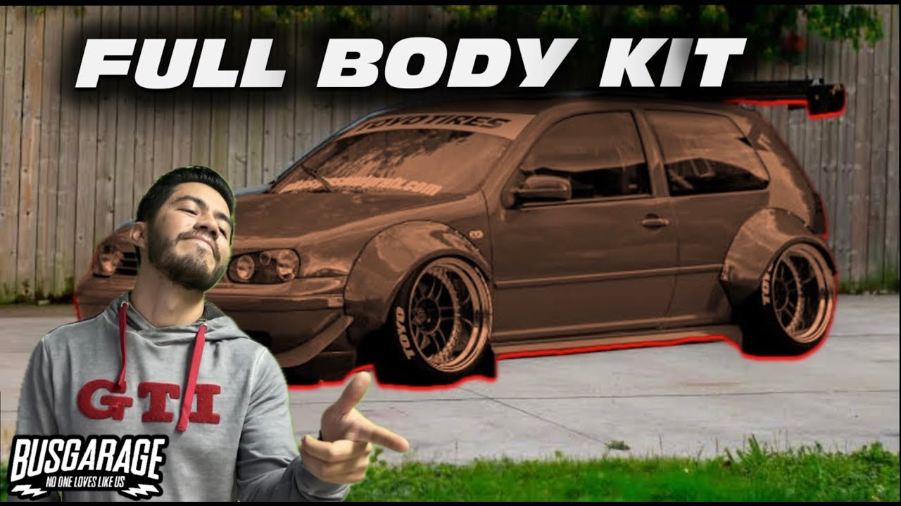 NUEVO BODY KIT AL GTI MK4 *Adios stock |ALEX BUSGARAGE #tuning #gti ...