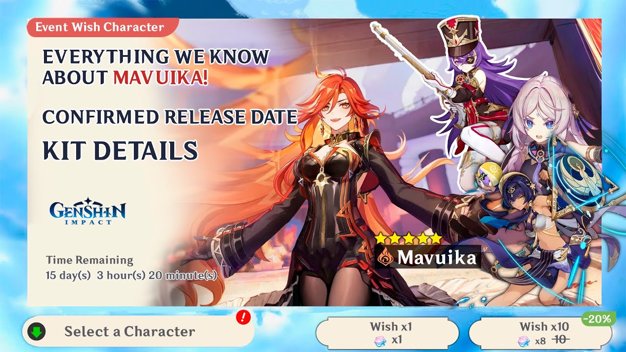 🔥TWO NEW 5-STAR IN 5.3!!? MAVUIKA BANNER CONFIRMED, RELEASE DATE, KIT ...