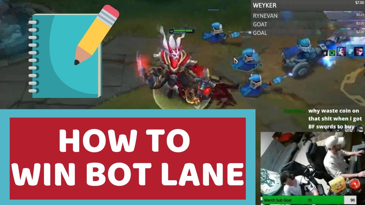 HOW TO WIN BOT LANE | League of Legends - YouTube