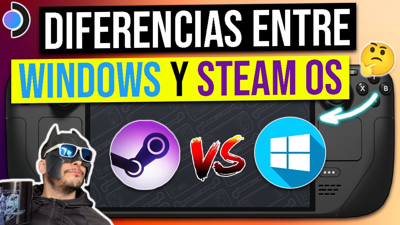 DIFERENCIAS entre WINDOWS y STEAM OS en STEAM DECK con TEST de ...