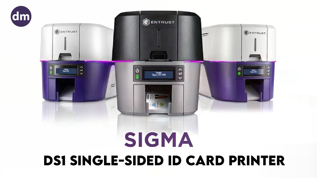 Entrust Sigma DS1 ID Card Printer | Single-Sided Printing | Secure ...