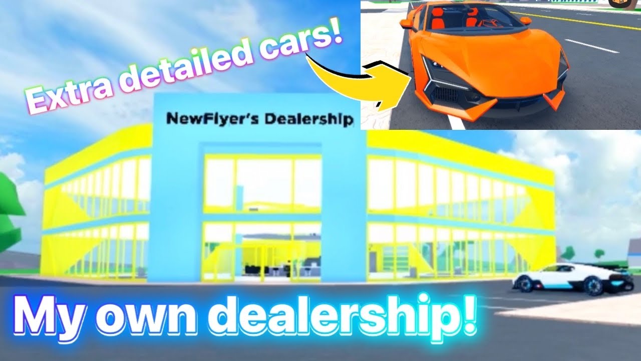 This game has the most detailed cars in Roblox | Roblox Dealership ...