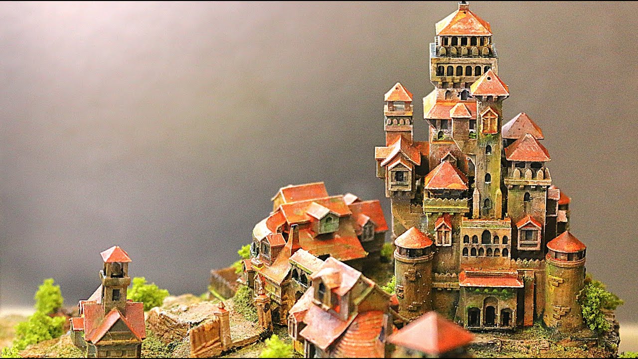Building a Medieval Castle Diorama (Time Lapse) - YouTube