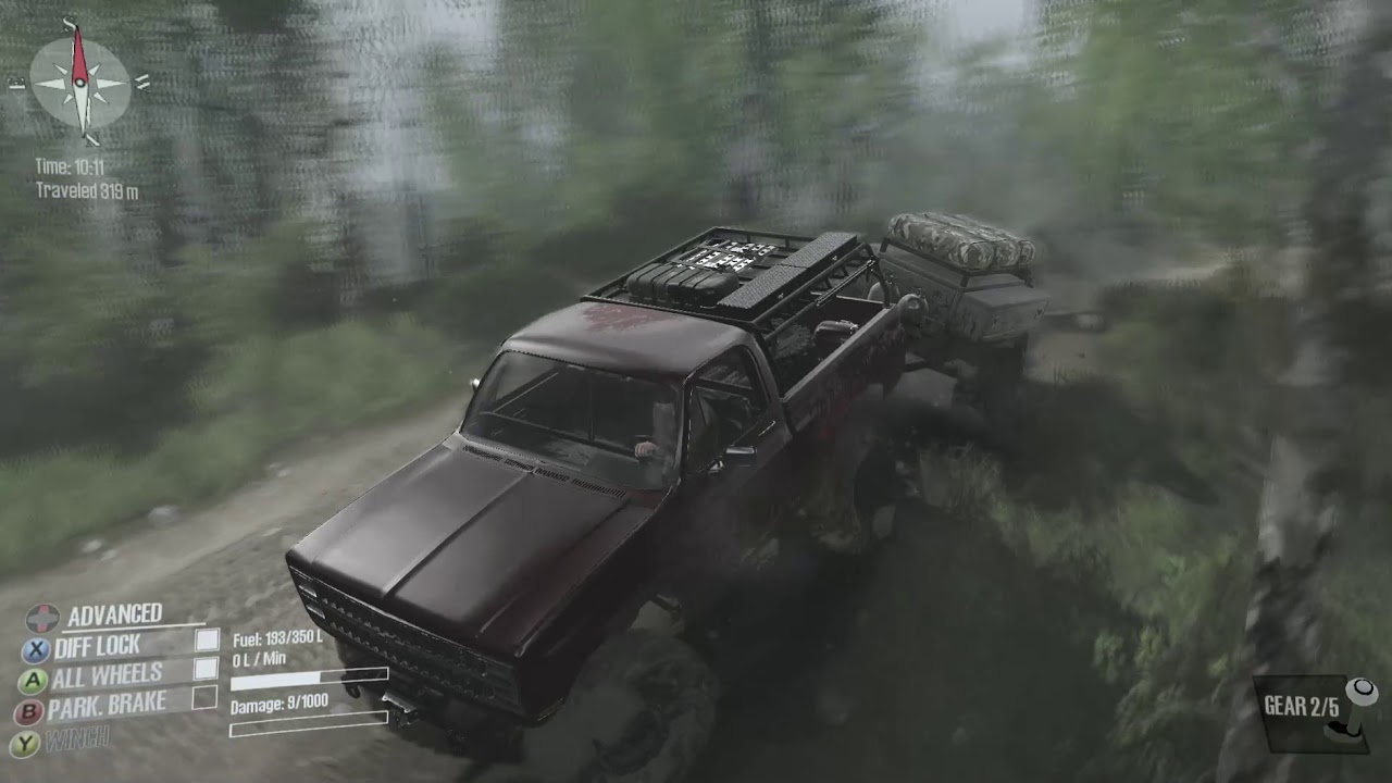 SPINTIRES MUDRUNNER: FRONTIER TRAILS 82 CHEVY K10 - YouTube